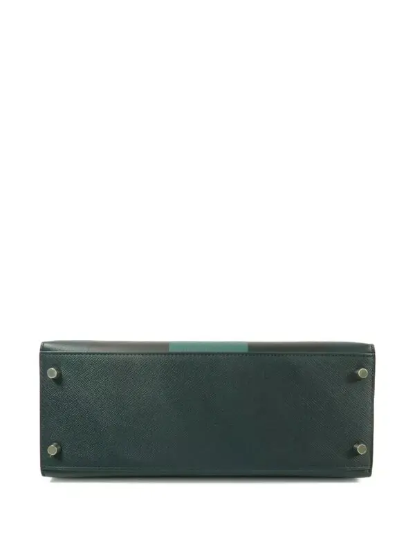 Hermès 2018 Kelly Leather Tote Bag - Green