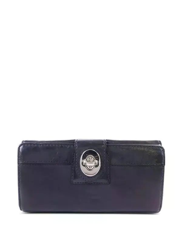 COACH VINTAGE Turn-lock Bi-fold Wallet - Black