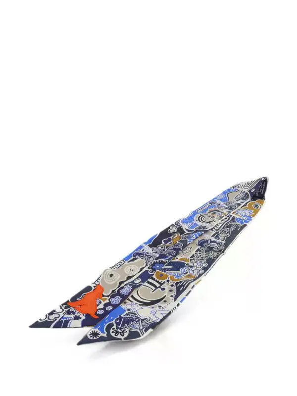 Hermès Twilly Floral-print Scarf