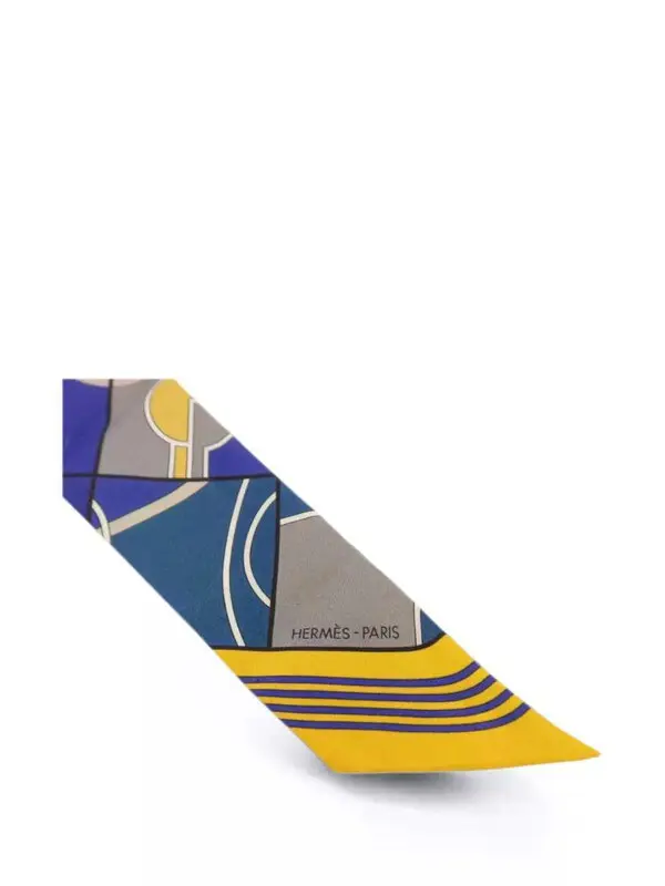 Hermès Silk Scarf - Blue