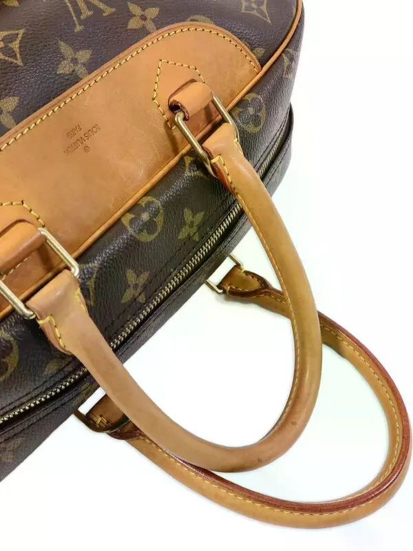 LOUIS VUITTON Monogram Canvas Deauville Duffle Bag - Brown