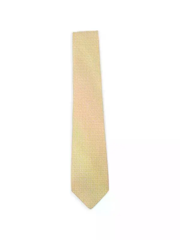 FERRAGAMO Silk Tie - Yellow