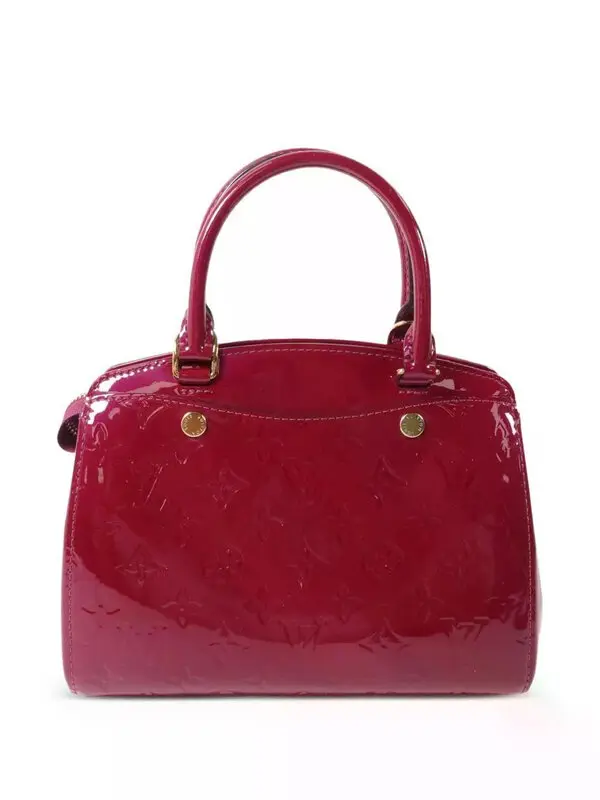 LOUIS VUITTON Monogram Vernis Brera Shoulder Bag - Red