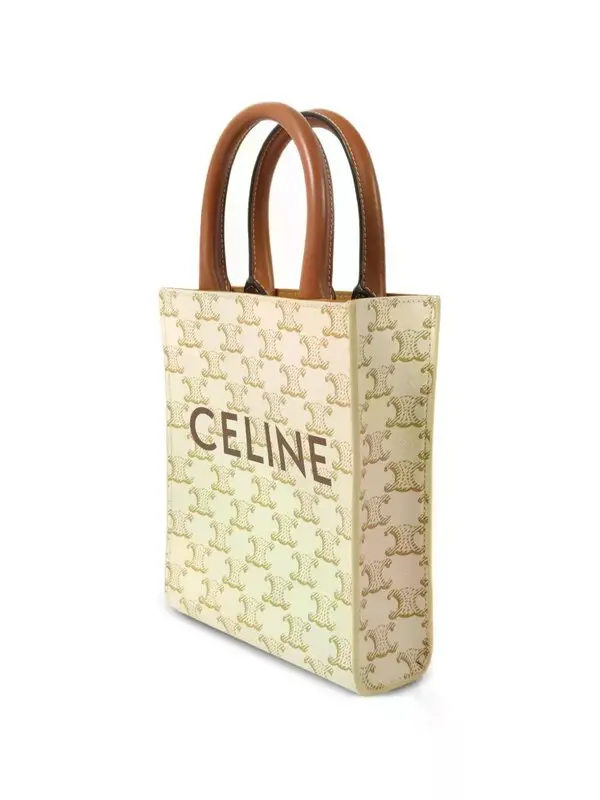 Celine Triomphe Tote Bag - White