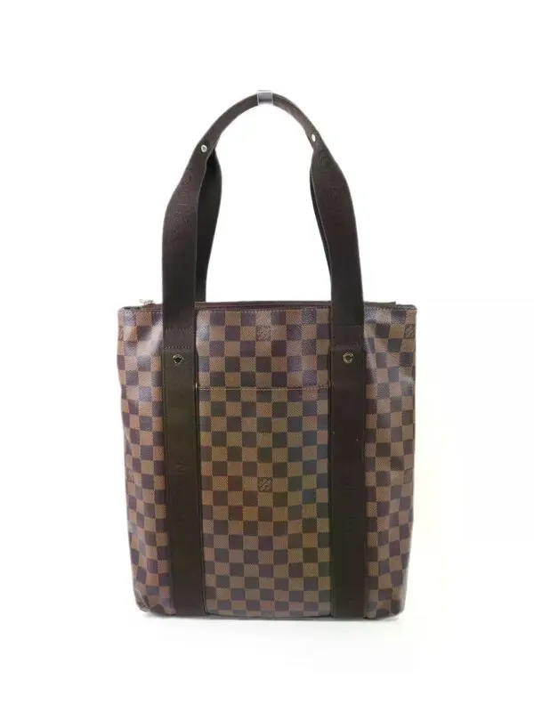 LOUIS VUITTON Beaubourg Damier Tote Bag - Brown