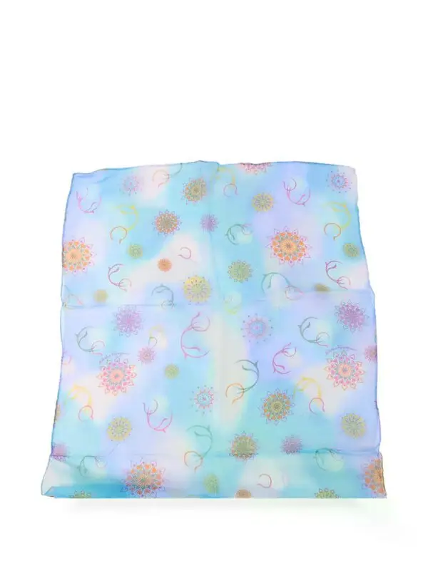 FERRAGAMO Mandala-print Silk Scarf