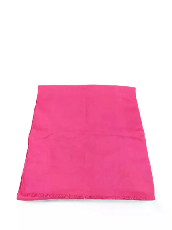 Loewe Fringed Scarf - Pink