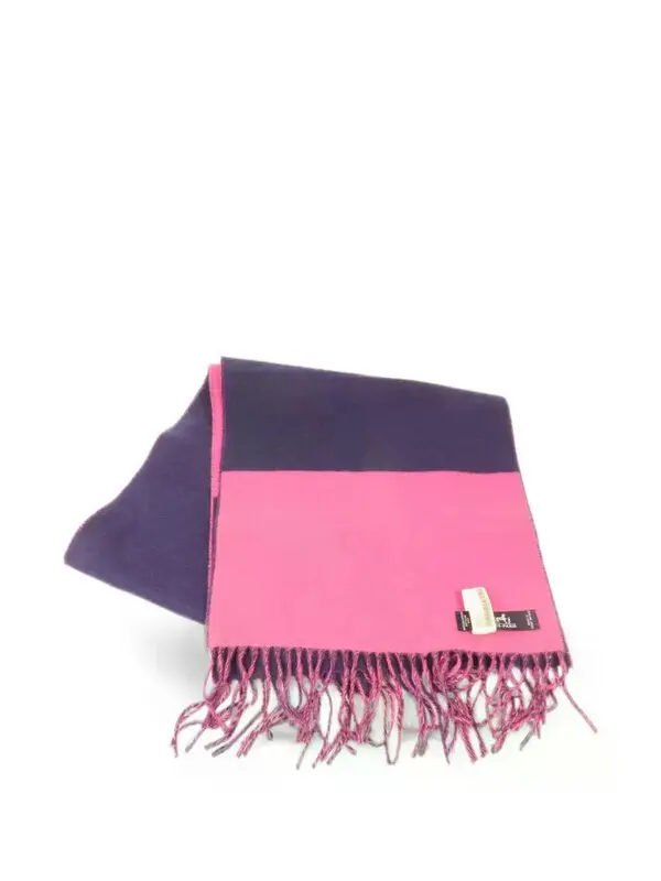 Hermès Fringed Scarf