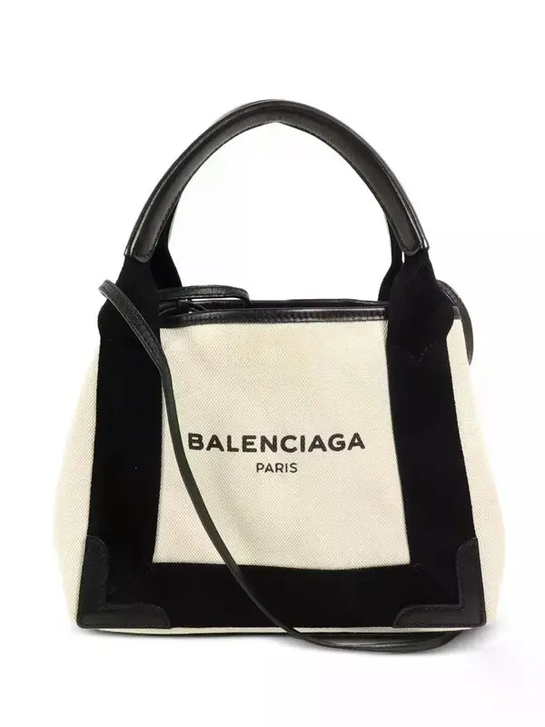 Balenciaga Cabas Tote Bag - Neutrals