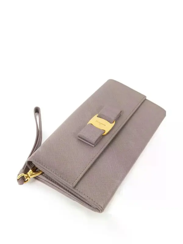 FERRAGAMO Vara-bow Leather Wallet