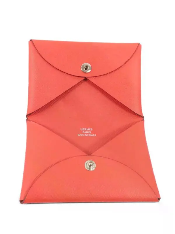 Hermès 2018 Calvi Epsom Card Holder