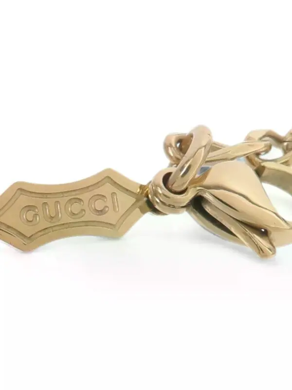 Gucci Tone Figaro Chain Necklace