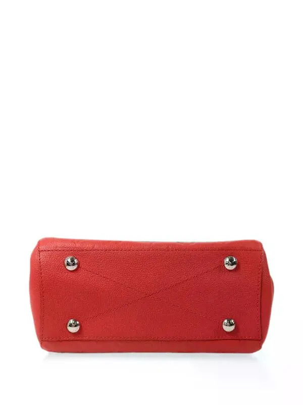 LOUIS VUITTON Montaigne Mm Monogram Empreinte Tote Bag - Red