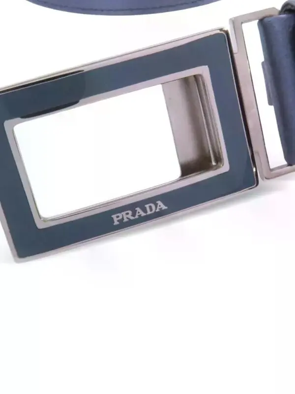 Prada Logo Plaque Belt