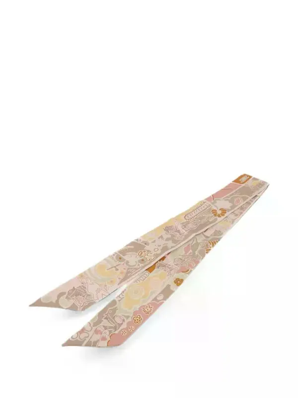 Hermès Twilly Logo-detail Scarf