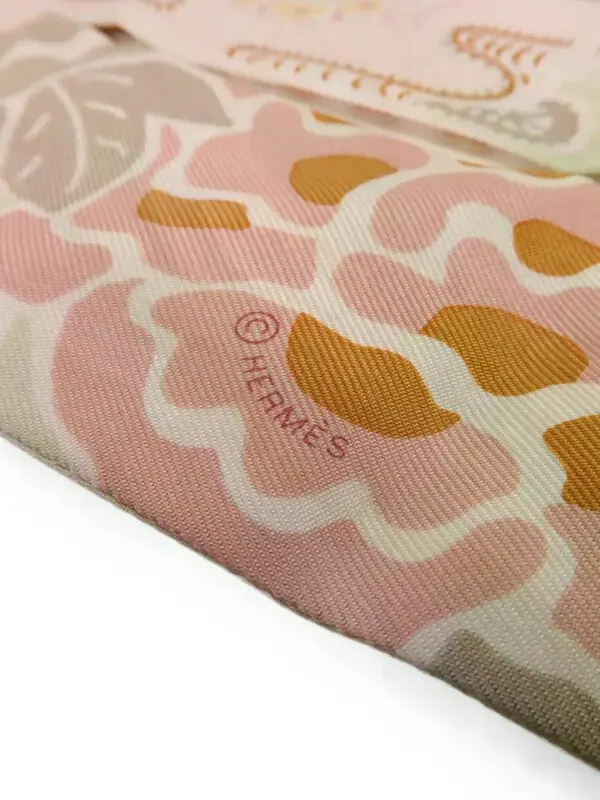 Hermès Twilly Logo-detail Scarf