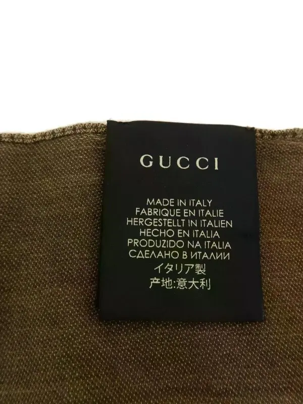 Gucci Monogram-pattern Scarf