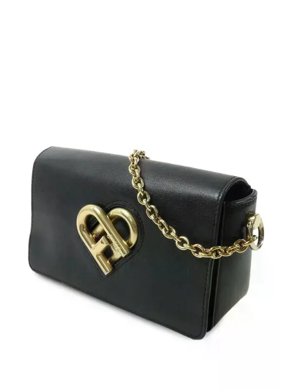 Furla Heart Turn-lock Chain Shoulder Bag