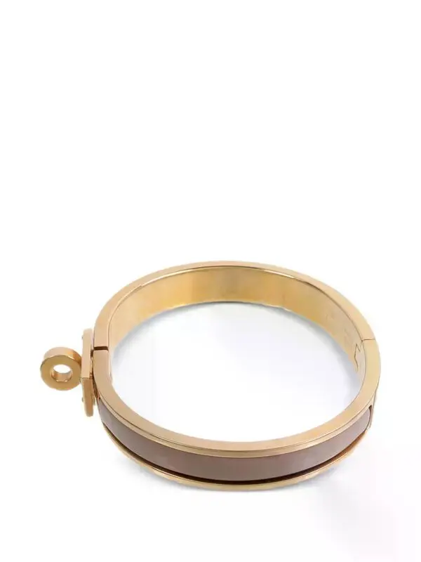 Hermès Mini Clic Kelly Enamel Bracelet - Gold