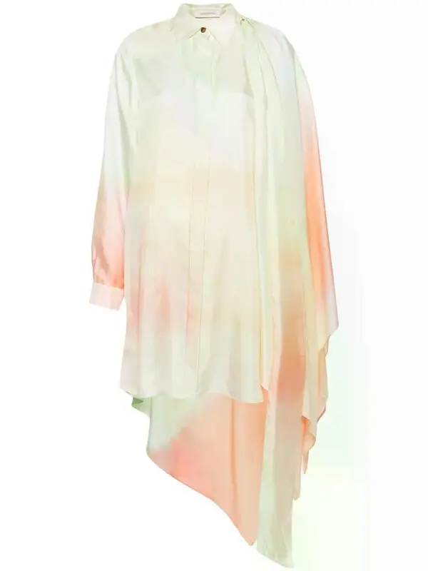 Zimmermann Natura Silk Scarf Shirt