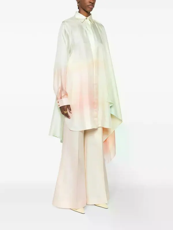 Zimmermann Natura Silk Scarf Shirt