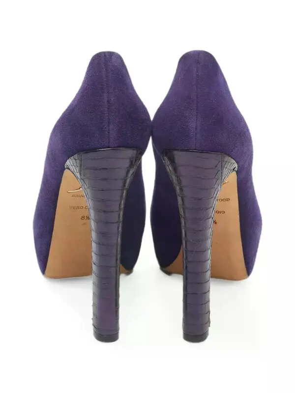 Brian Atwood Suede Platform Pumps