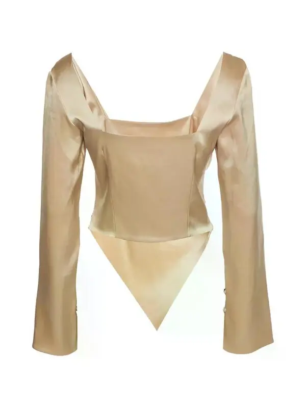 Nanushka Bintou Asymmetric Blouse