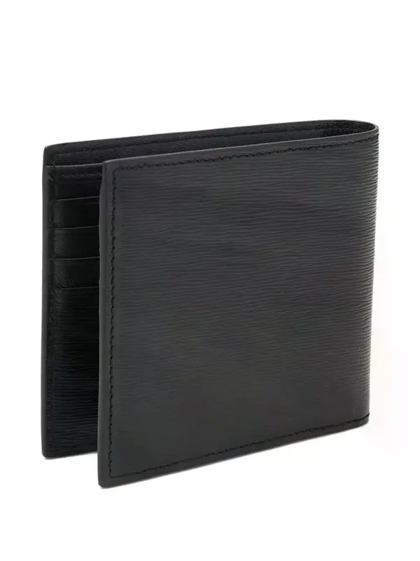 BOSS Textured-leather Wallet