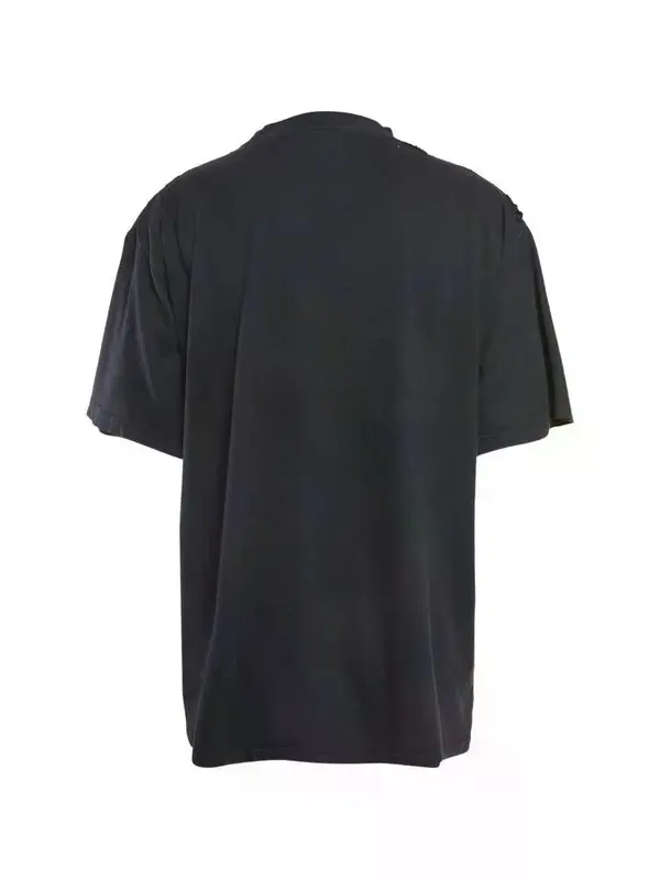 Balenciaga Slogan Print Crewneck T-shirt