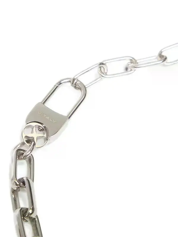 VITALY Tone Layered Cable-link Chain Necklace With Padlock Clasp