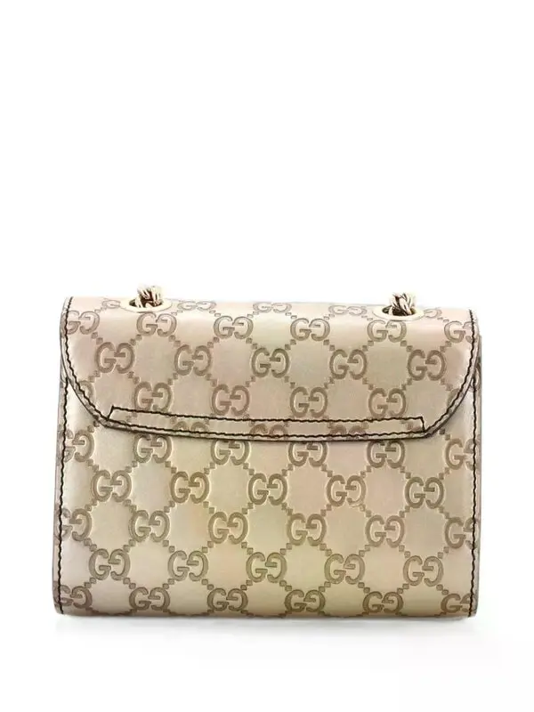 Gucci Leather Mini Shoulder Bag - Gold
