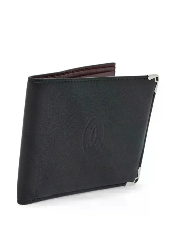 Cartier Must De Bifold Leather Wallet - Black