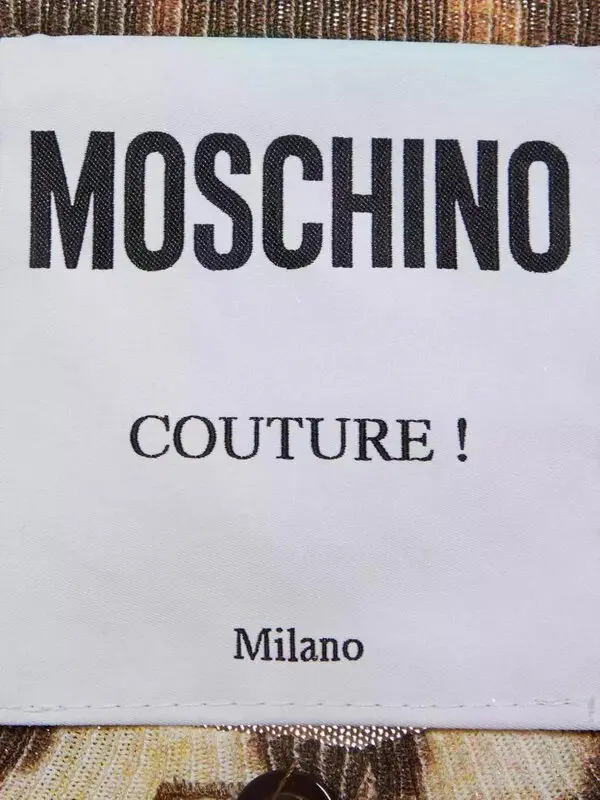 Moschino Leopard-print Knitted Cardigan