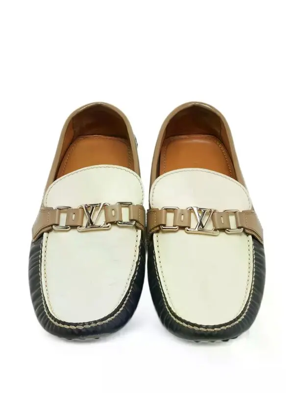 LOUIS VUITTON Hockenheim Leather Loafers