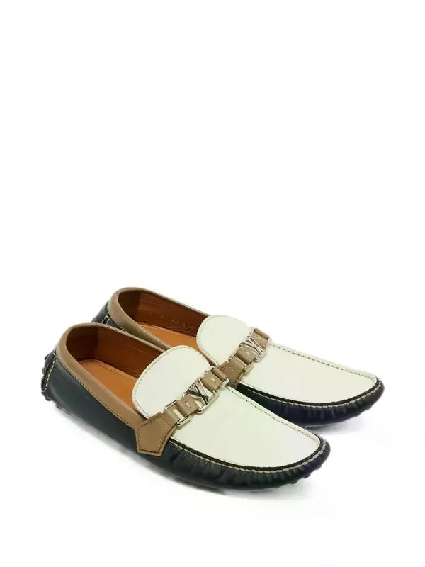 LOUIS VUITTON Hockenheim Leather Loafers
