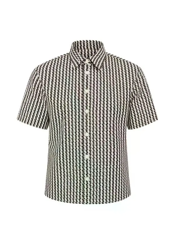 Dolce & Gabbana Geometric-pattern Short-sleeve Shirt