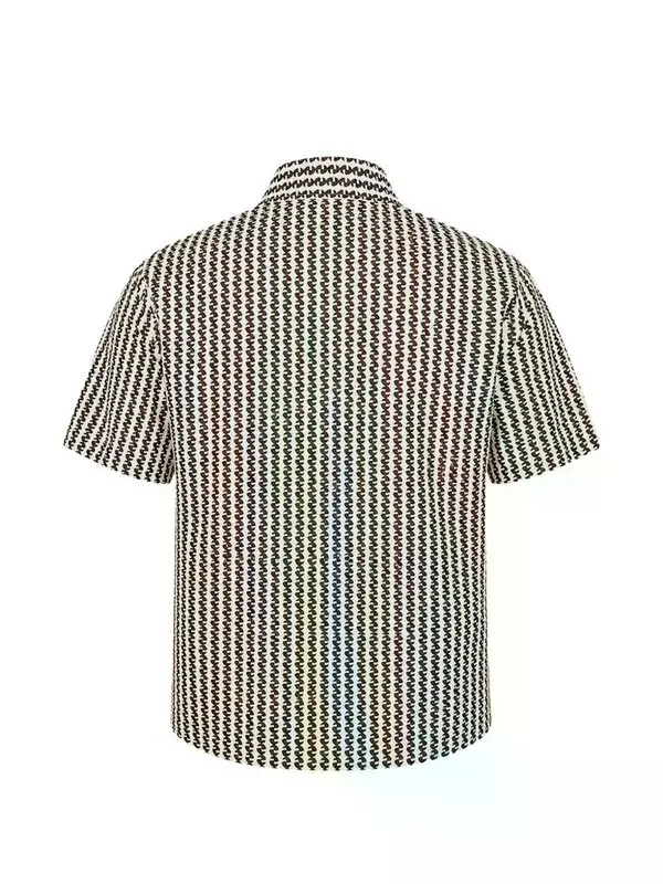 Dolce & Gabbana Geometric-pattern Short-sleeve Shirt