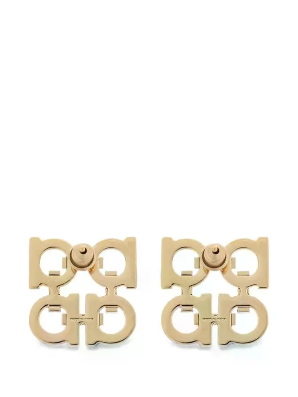 FERRAGAMO Gancini Crystal-embellished Earrings