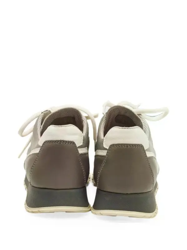 Prada Paneled Lace-up Sneakers