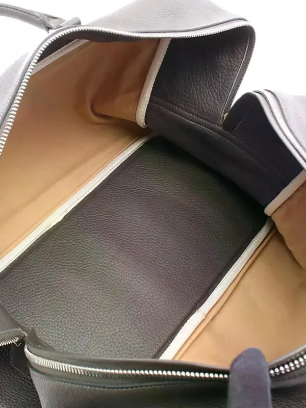 Hermès Clemence Plume 45 Business Bag - Grey