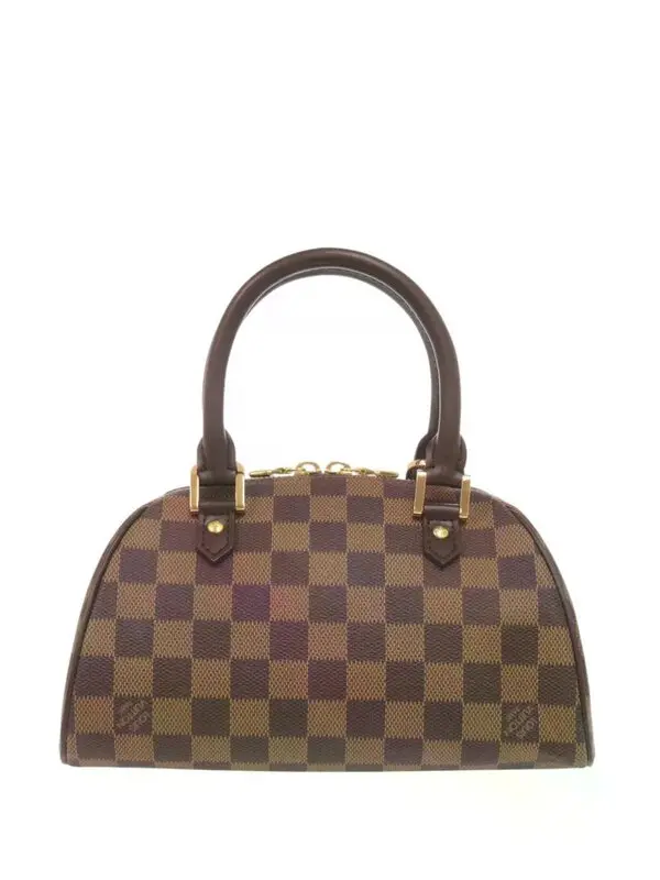 LOUIS VUITTON 2002 Damier Ebene Mini Ribera Handbag