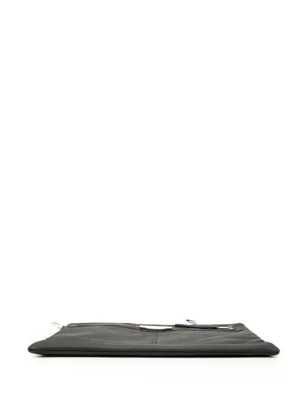 Balenciaga 2015 Lambskin Marble Clip L Clutch Bag
