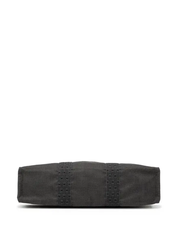 Hermès Canvas Herline Mm Tote Bag - Grey