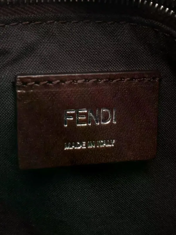 Fendi Mini Zucca Canvas O'lock Bowling Satchel - Brown