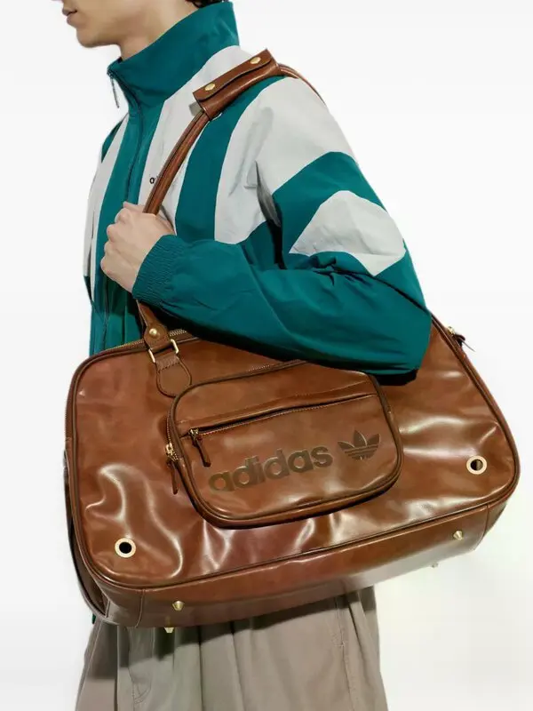 Adidas Logo Print Pet Shoulder Bag Carrier