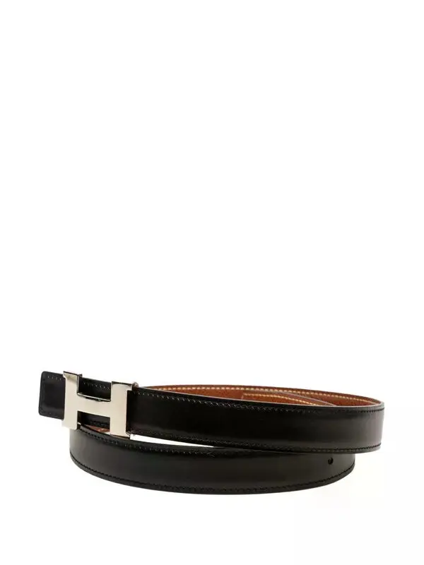 Hermès Constance H Reversible Belt - Black