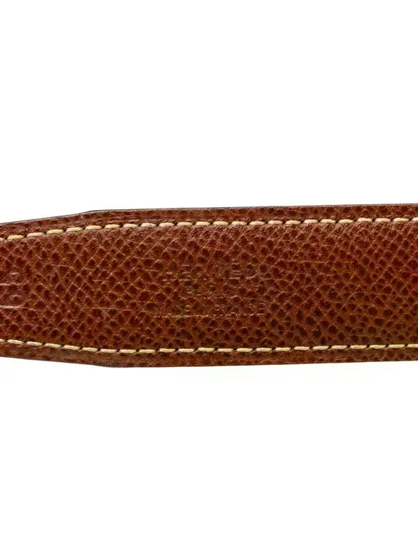 Hermès Constance H Reversible Belt - Black