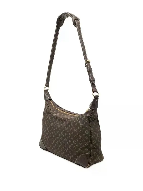 LOUIS VUITTON Monogram Mini Lin Boulogne Shoulder Bag - Brown