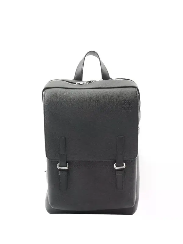 Loewe Leather Anagram Military Backpack