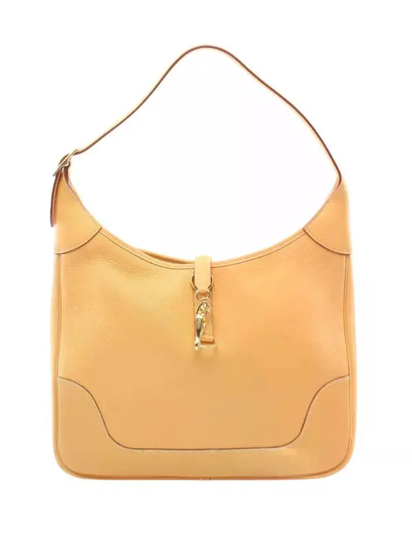 Hermès Clemence Trim Ii 35 Shoulder Bag - Yellow